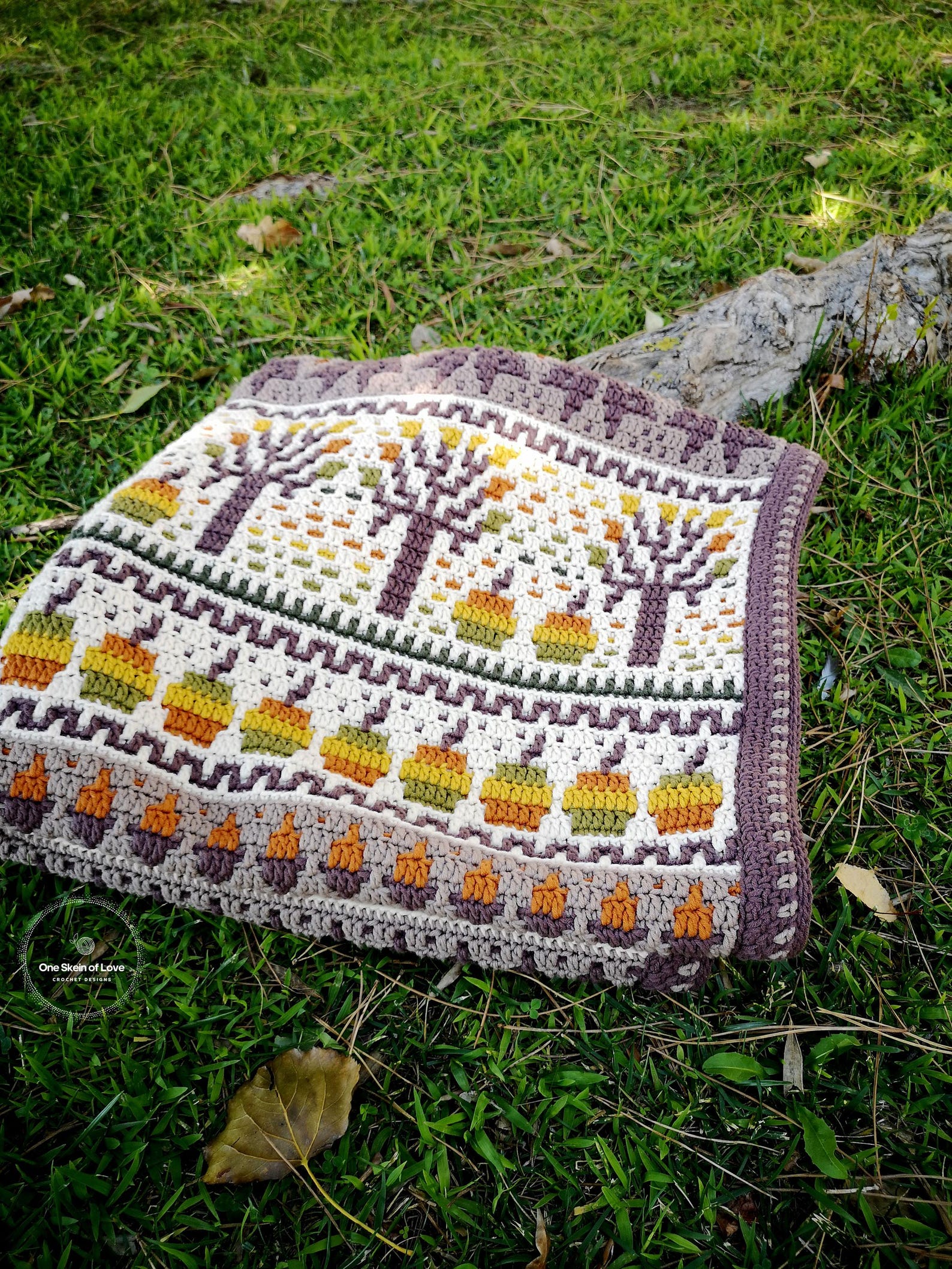 Fall Sweet Fall Pattern, Crochet Blanket Pattern, Mosaic Crochet ...