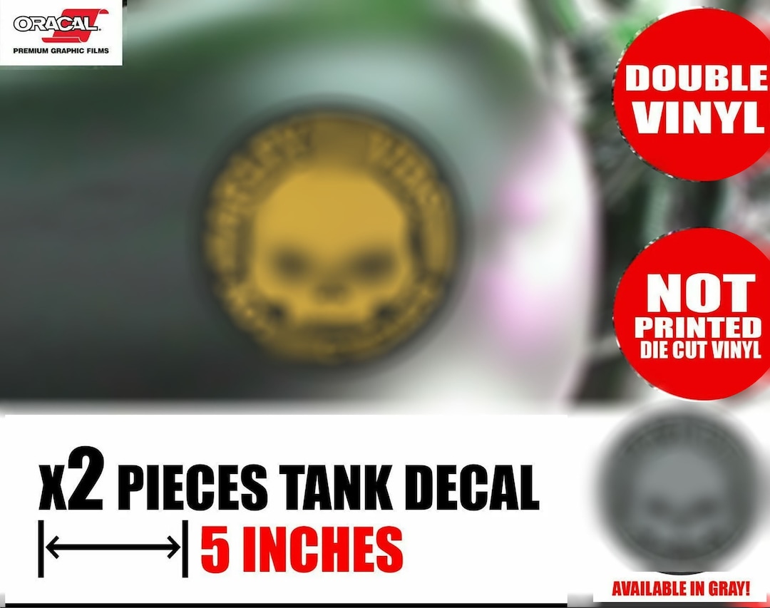 HD Gas Tank STICKER TANK Logo Decal Motorcycle Tank Decals Full Photo ...