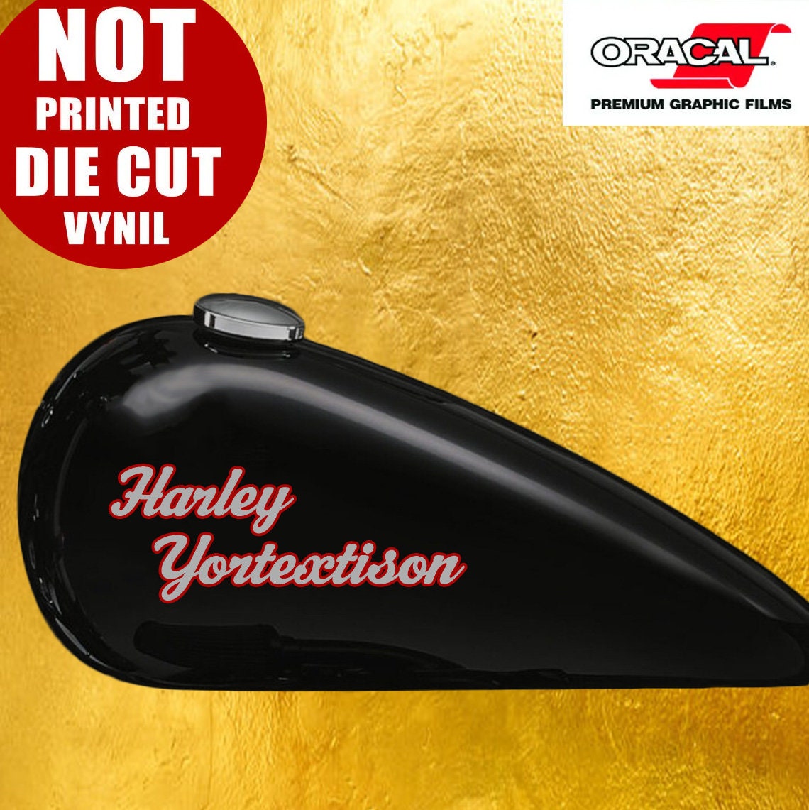 HD Gas Tank STICKER TANK Logo Decal Motorcycle Tank Decals - Etsy