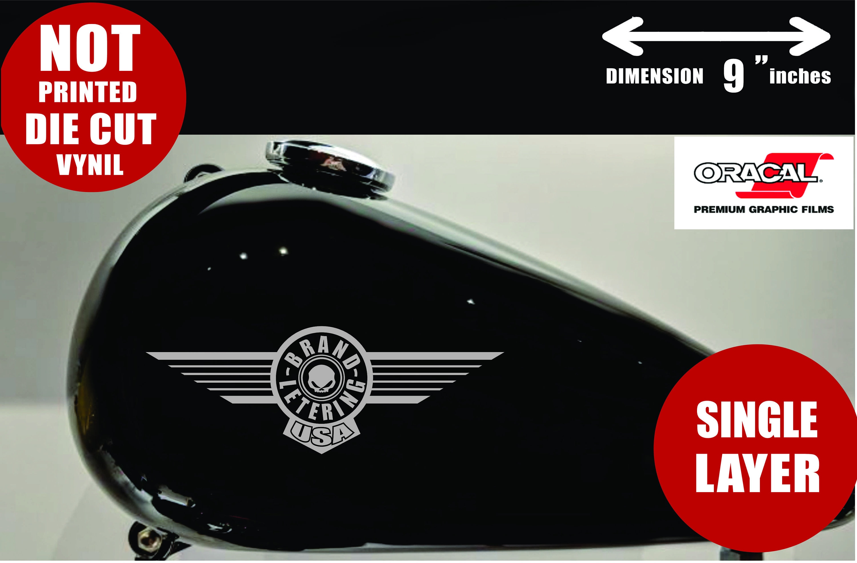 H.D Gas Tank STICKER TANK Logo Decal Motorcycle Tank Decals - Etsy