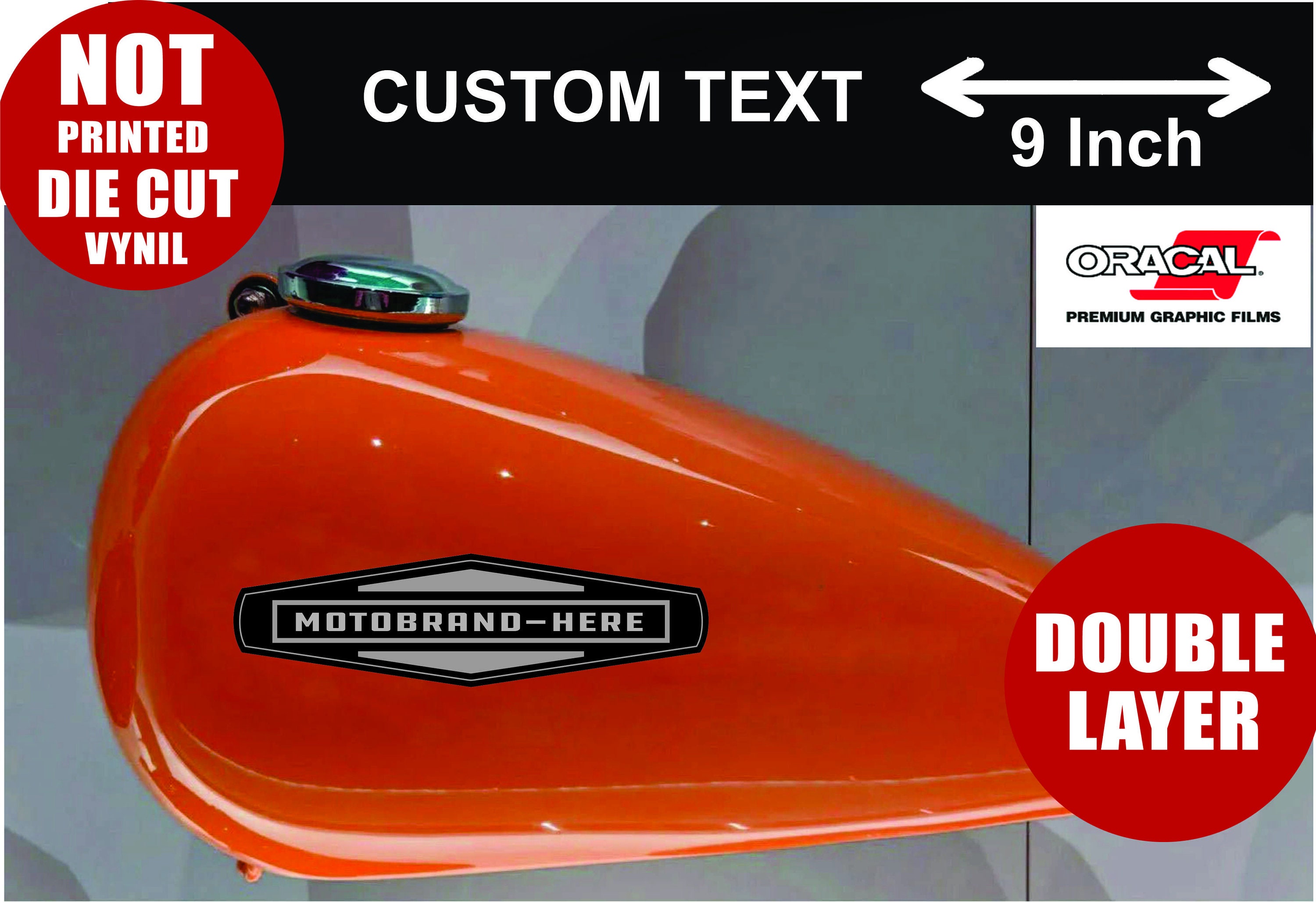 H.D Gas Tank STICKER TANK Logo Decal Motorcycle Tank Decals - Etsy