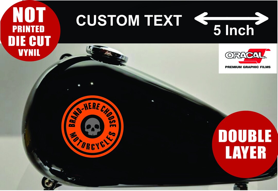 H.D Gas Tank STICKER TANK Logo Decal Motorcycle Tank Decals - Etsy
