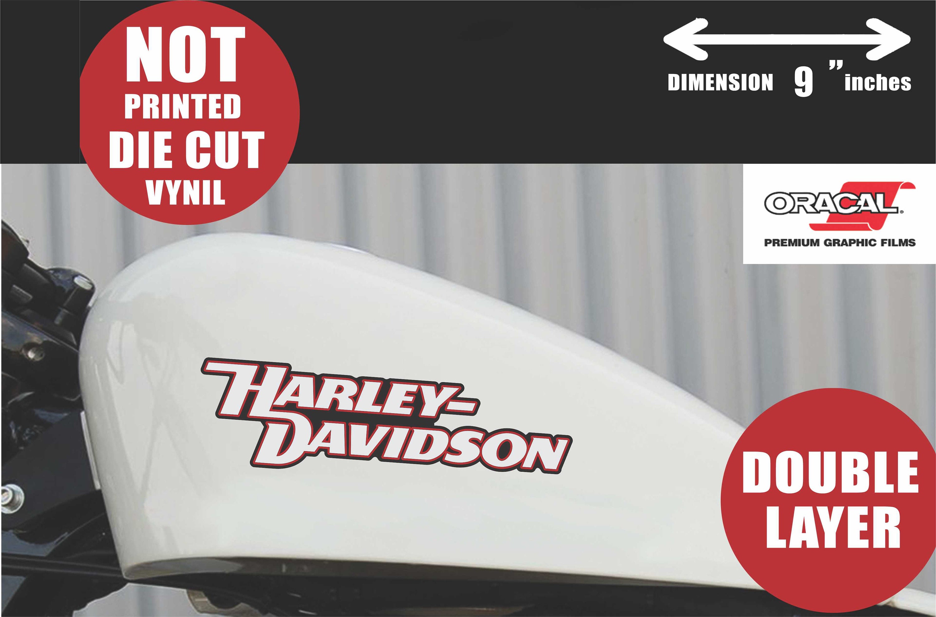 Motorcycle Tank Art Decals