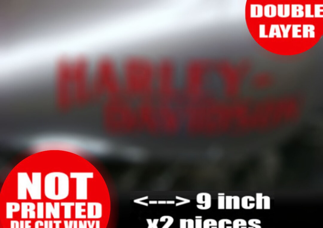 HD Gas Tank STICKER TANK Logo Decal Motorcycle Tank Decals Full Photo ...