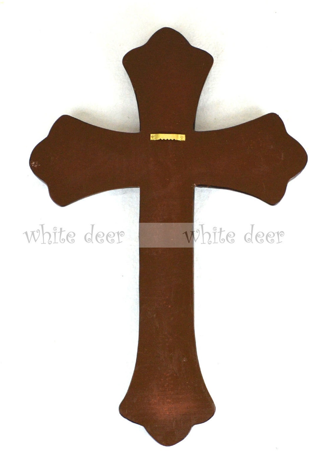 Cowboy Patch Wall Cross Leather Texture Blue Glass Ball Mirror | Etsy