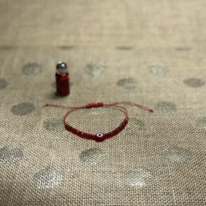 Red Evil Eye Bracelet - Etsy