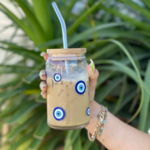 Evil Eye Beer Can Glass - Etsy