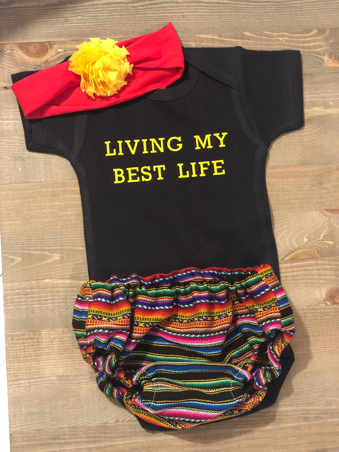 Living My Best Life Baby Set - Etsy