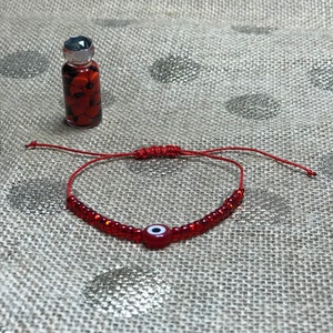 Red Evil Eye Bracelet - Etsy