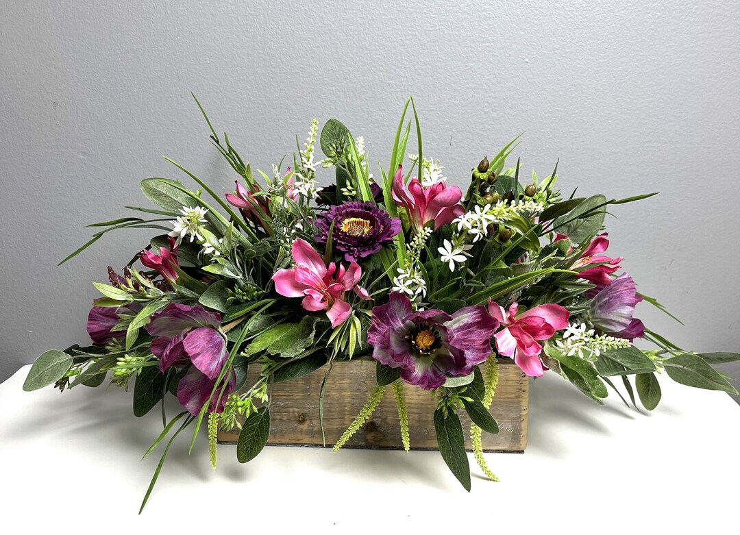 Summer Arrangement, Spring Décor, Country Arrangement, Table Top ...