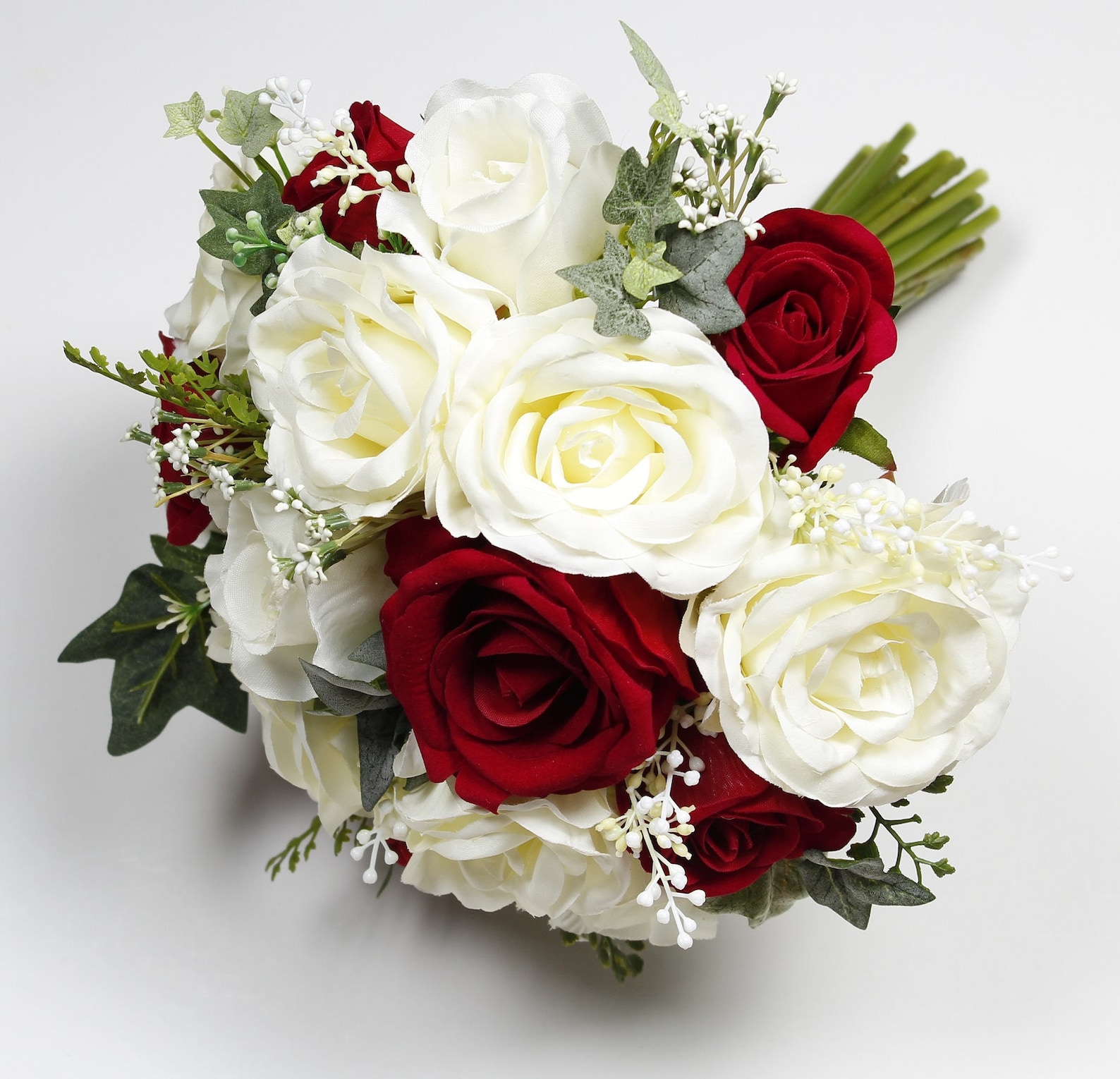 Red Wedding Bouquet Red Bouquet Christmas Bouquet Bridal - Etsy