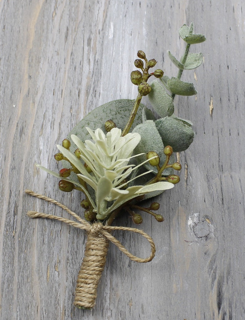 Rustic Boutonniere Woodland Boutonniere Wedding Boutonniere - Etsy