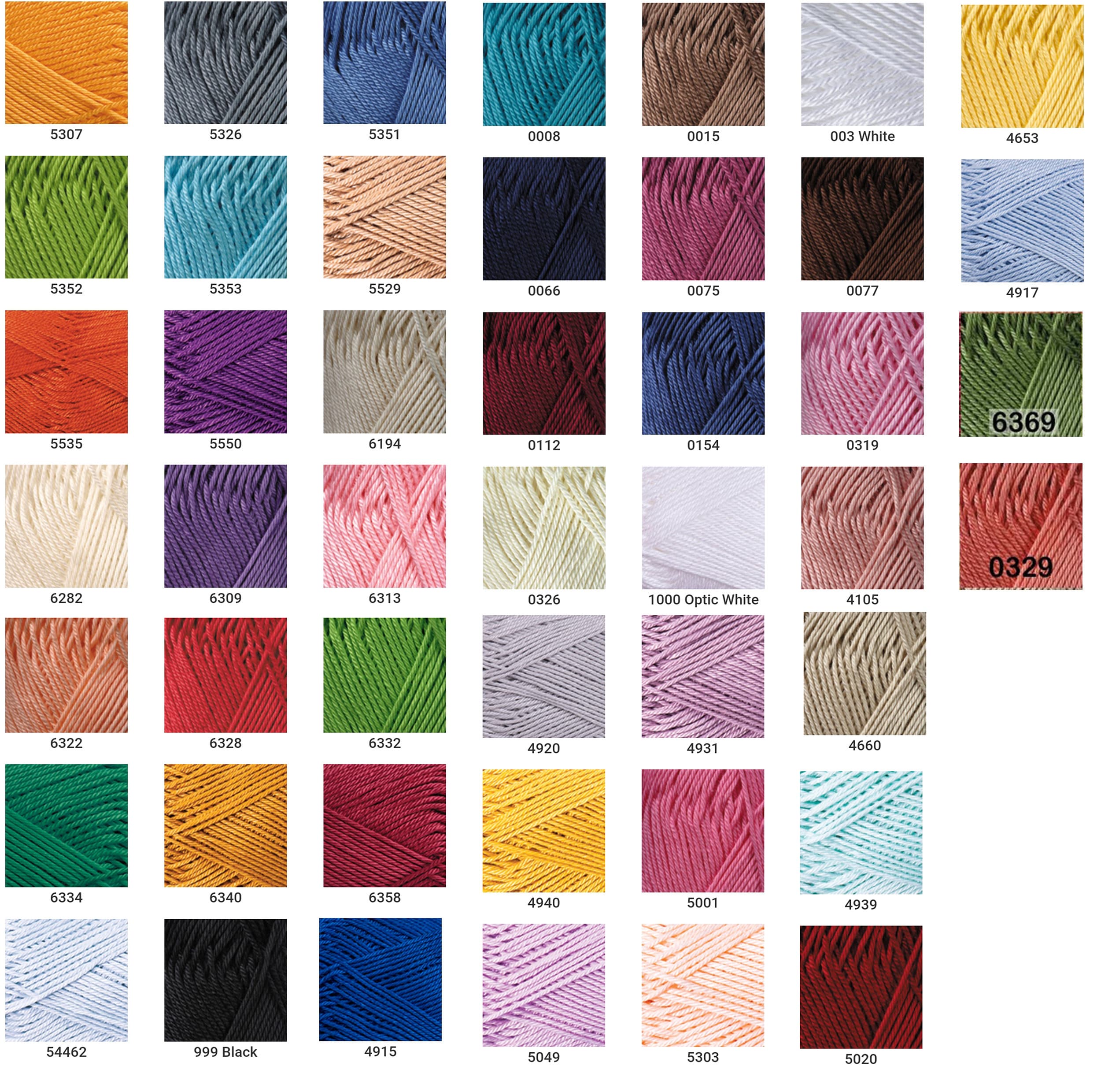 100% Mercerized Cotton Yarn Knitting Crochet by Yarnart - Etsy Canada