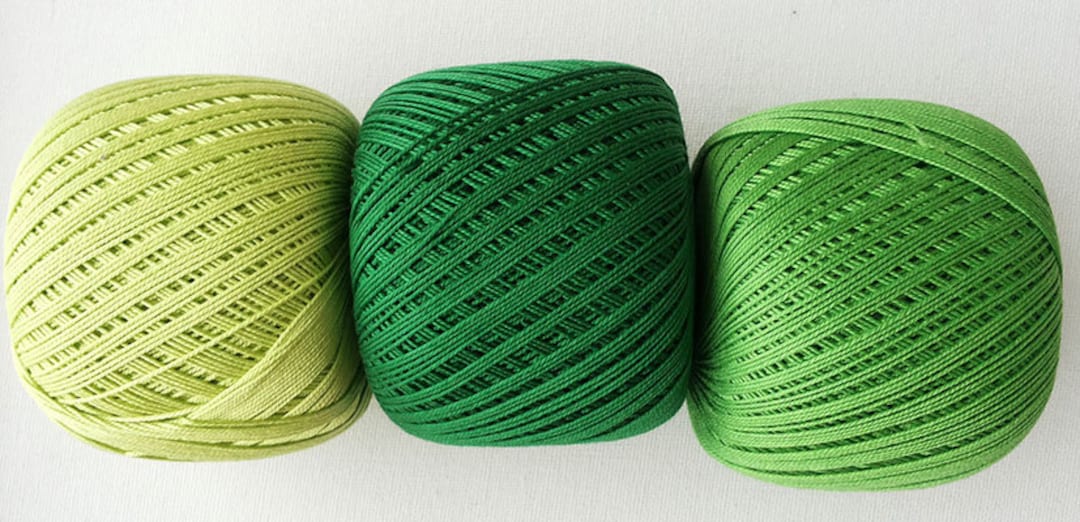 Crochet Cotton Thread Size 10, 50g X 250m, 3ply, Mercerized Cotton Yarn ...