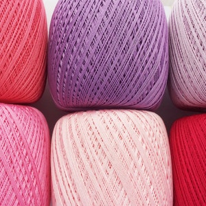 Crochet Cotton Thread Size 10, 100g X 616yds, 3ply, Mercerized Cotton ...