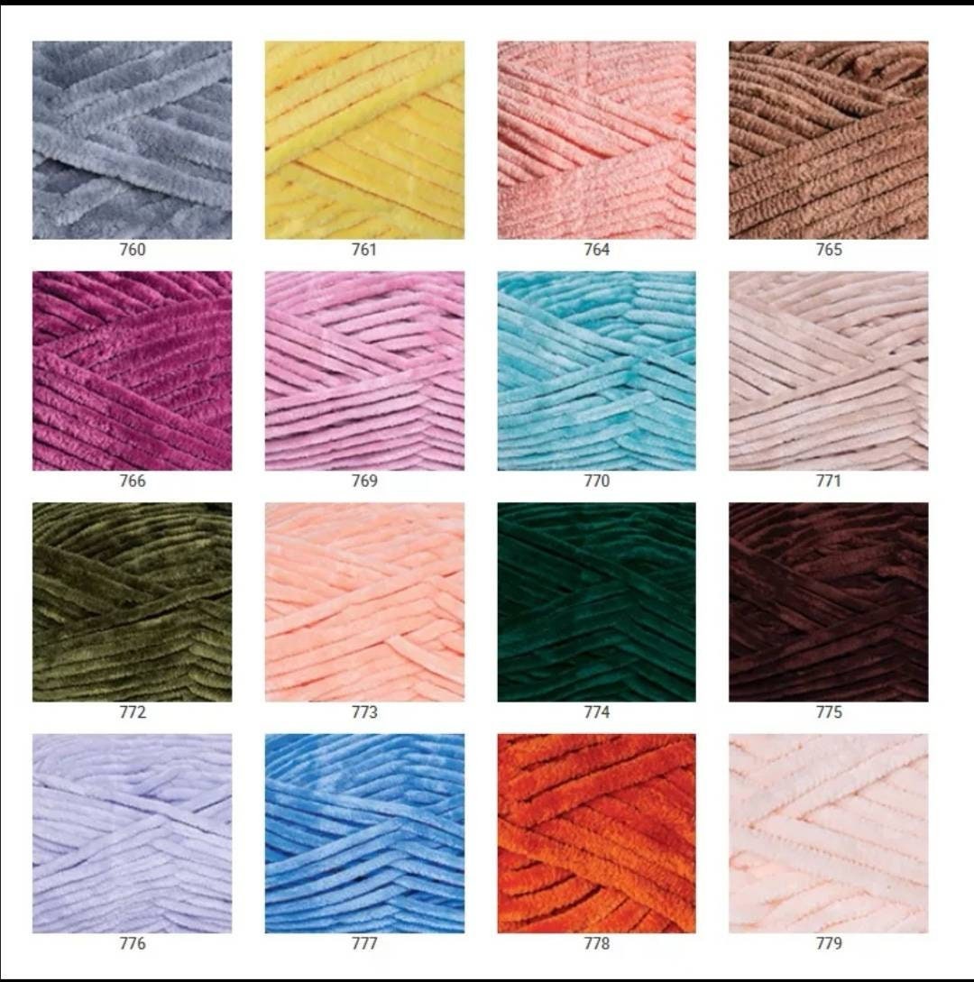 Yarnart Dolce Micro Polyester Yarn Knitting Crochet 100g 120m - Etsy