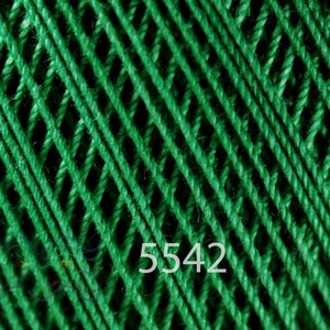 Crochet Cotton Yarn Thread Size 10 100g X 565m 3PLY Green Shades ...
