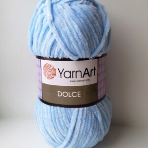 Yarnart Dolce Micro Polyester Yarn Knitting Crochet 100g 120m, Velvet ...