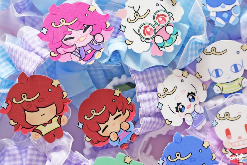 Deltarune Undertale Stickers Character Sticky Friends - Etsy