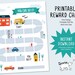 Printable Car Reward Chart | Car Behavior Chart | Daily Chore Chart ...