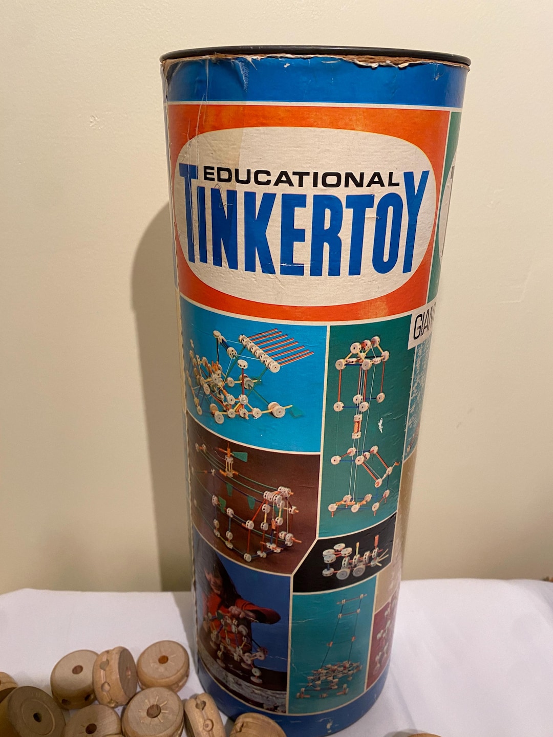 The Original Tinkertoy Construction Set Giant Engineer No. 55 - Etsy