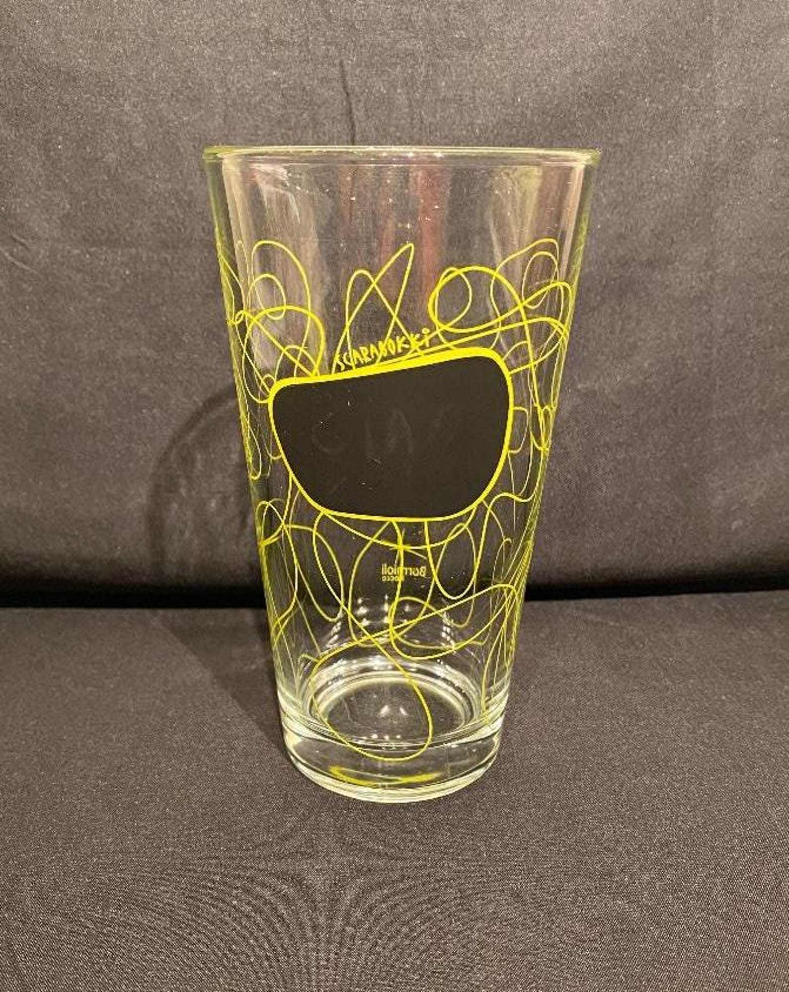 Vintage Bormioli Rocco From Italy Abstract Design Drinking Glasses set ...