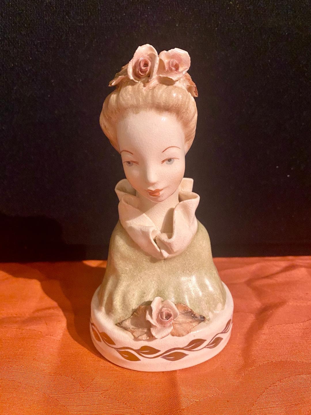 Vintage 1940s Cordey Porcelain Victorian Lady's Bust Figurine Style ...