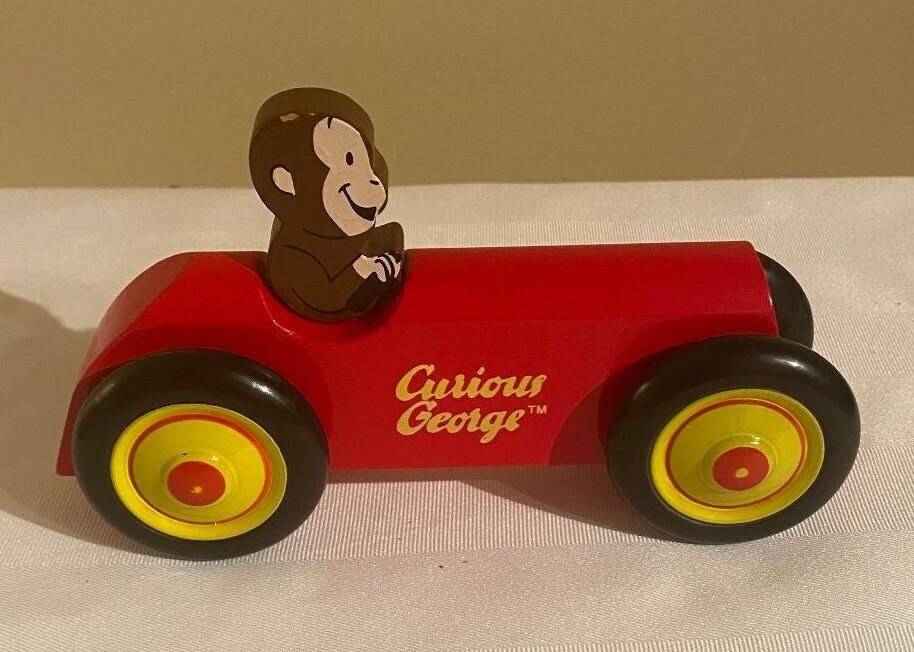 Curious George Blue Metal Lunch Kit & Collectible Items - Etsy