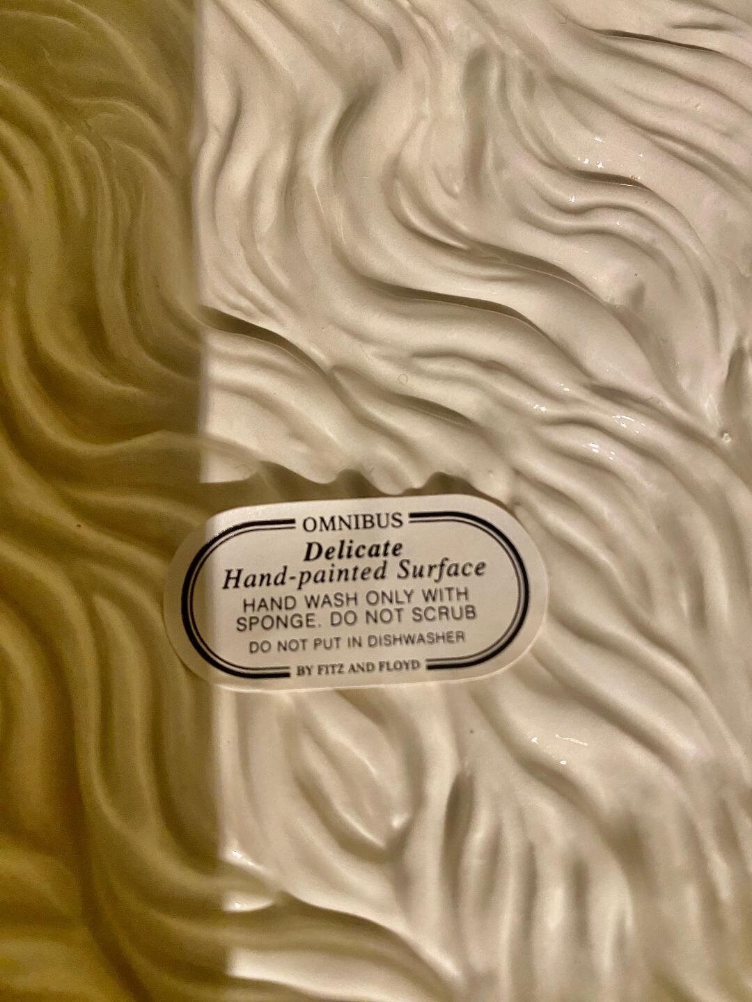 Fitz & Floyd Omnibus Vintage Santa Face Snack Canape Plate 1993 ...