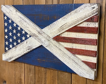 3D St Louis Flag Reclaimed Wood Distressed Wall Art STL | Etsy