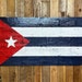 3D Cuban Flag, Rustic, Reclaimed Wood, Distressed, Weathered, Vintage ...