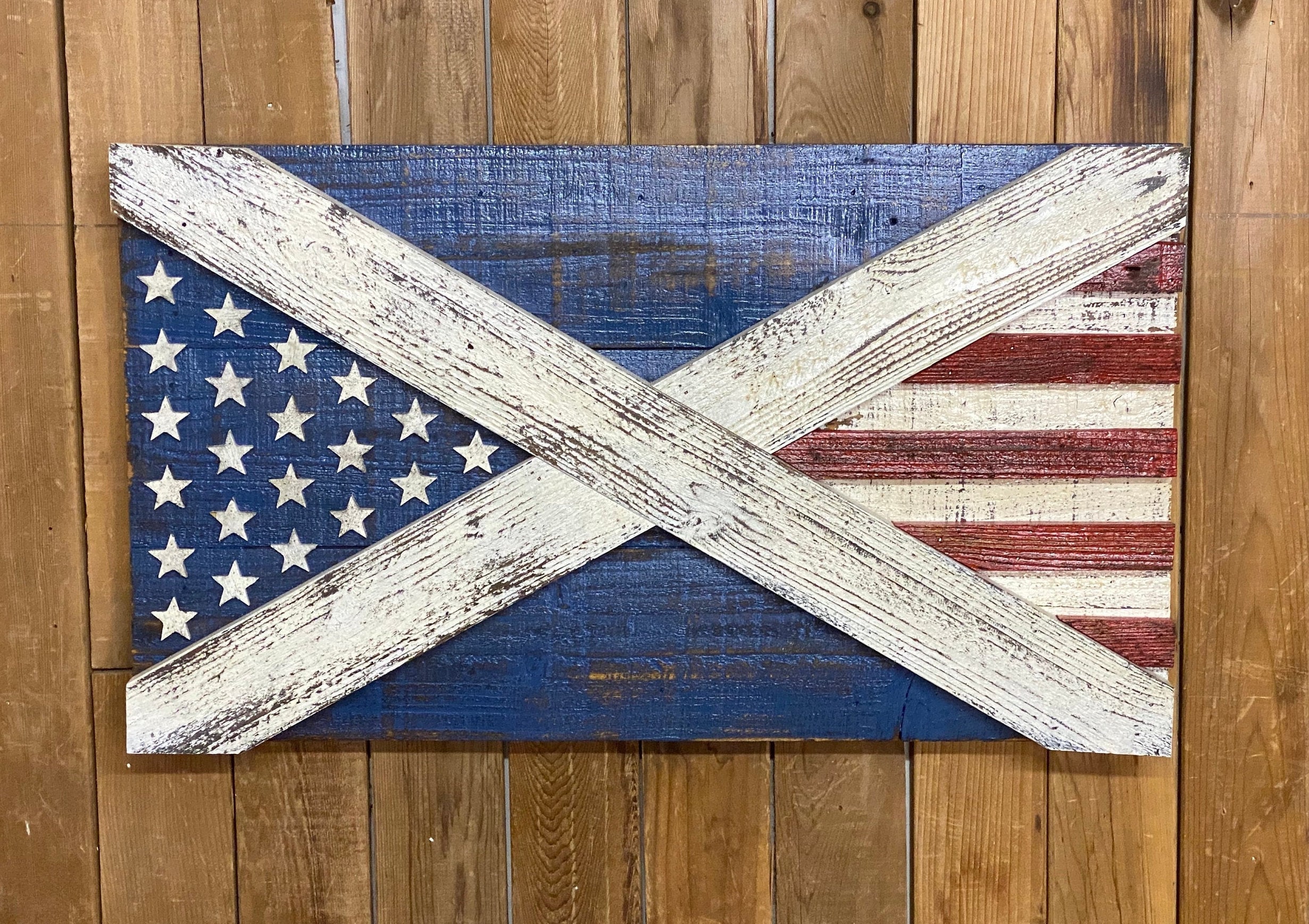 Scottish American Flag