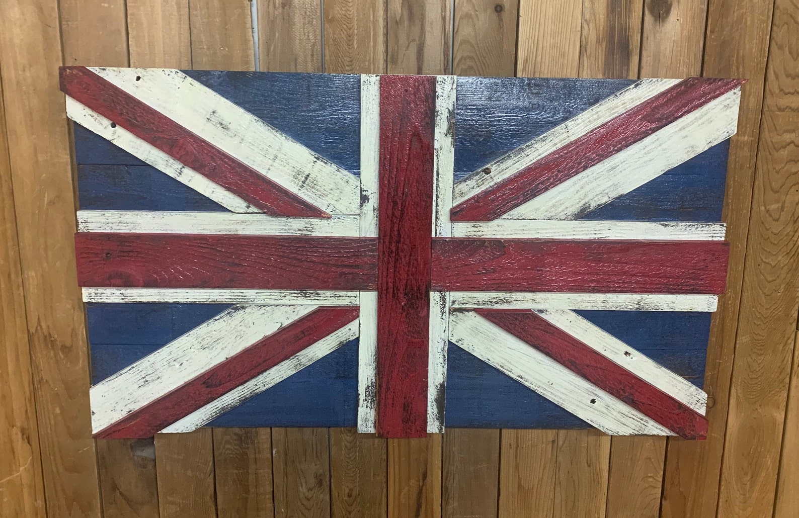 3D Distressed Union Jack British Flag England Scotland - Etsy