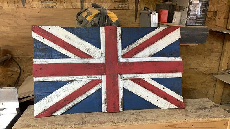 3D Distressed Union Jack British Flag England Scotland - Etsy