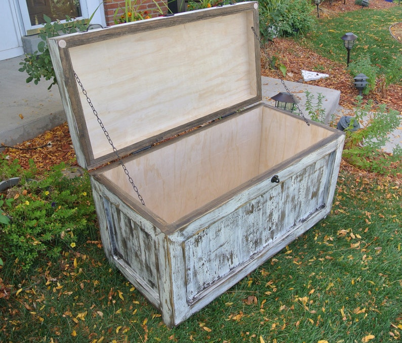 Distressed Storage Chest Trunk - Etsy