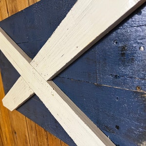 3D Scotland Flag, Scottish Saltire Flag, Reclaimed Wood, Distressed ...
