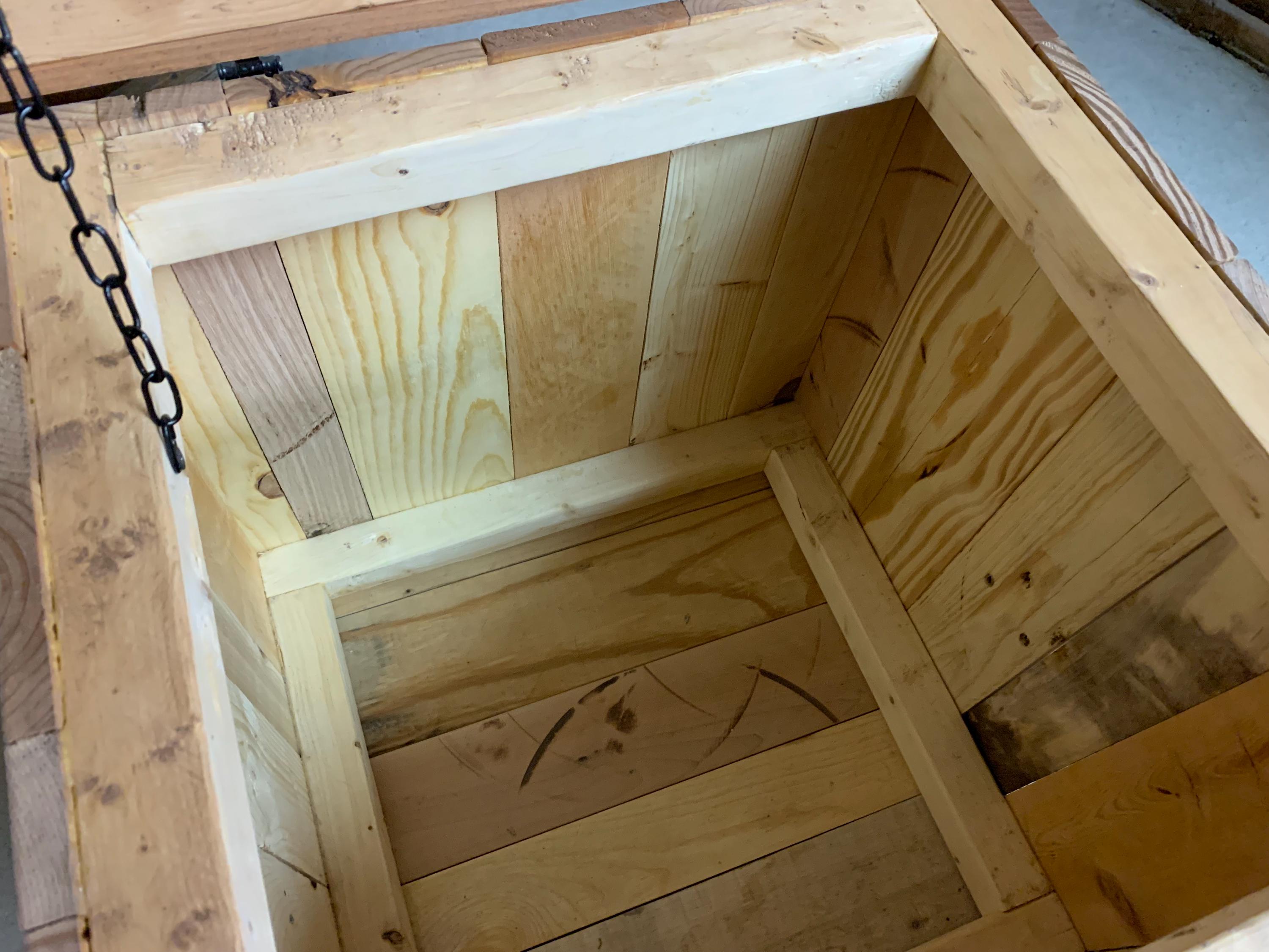 Rustic Reclaimed Wood Storage Box - Etsy