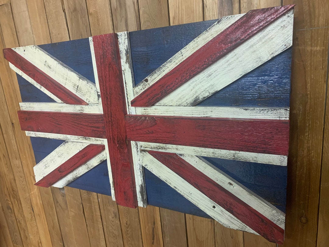 3D Distressed Union Jack, British Flag, England, Scotland, Ireland ...