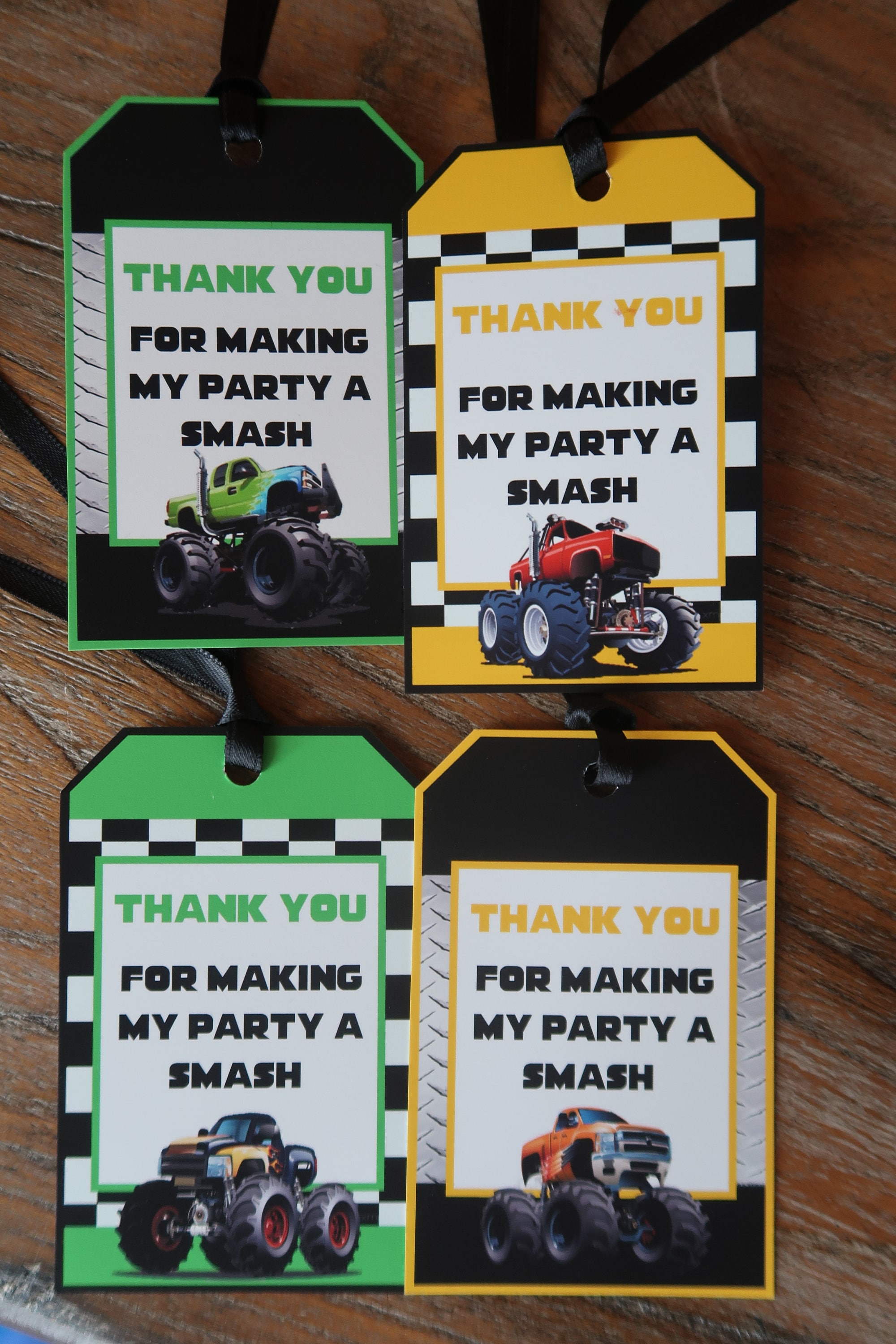 Monster Truck / Monster Jam Themed Party *** CUSTOMIZABLE *** Favor ...