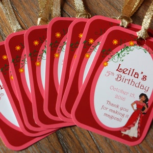 Elena of Avalor Themed Party *** CUSTOMIZABLE *** Favor Tags - Gift ...