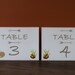 Woodland Themed / Baby Woodland Creatures Table Number Cards baptism ...