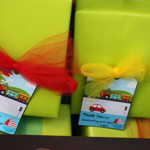 Transportation Themed / Vehicle Themed Party *** CUSTOMIZABLE *** Favor ...