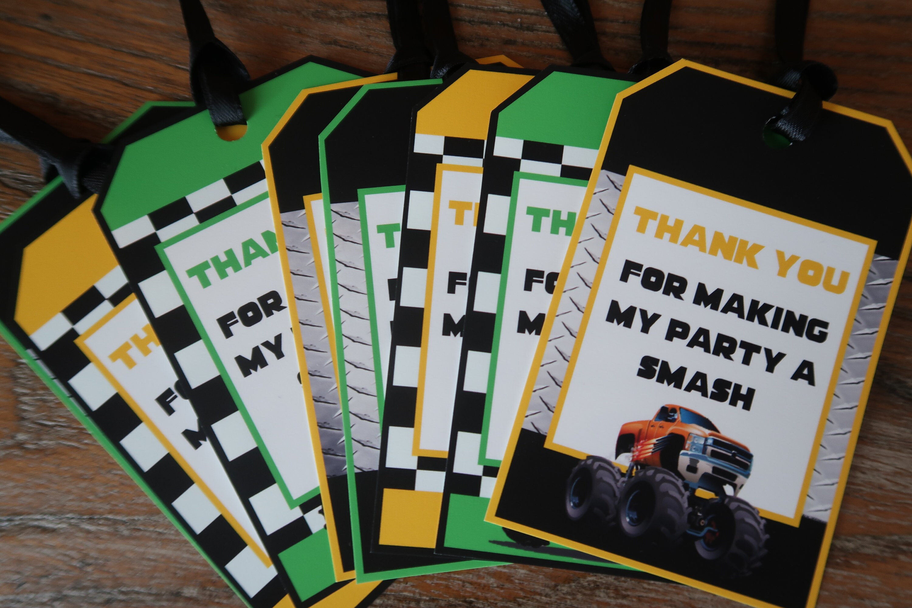 Monster Truck / Monster Jam Themed Party *** CUSTOMIZABLE *** Favor ...