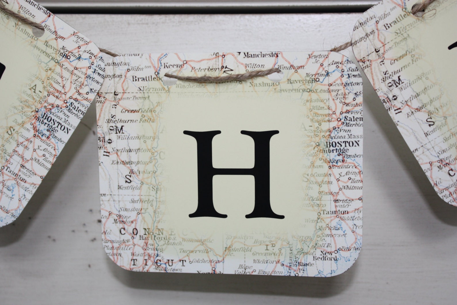 Vintage/ Antique Red Car Themed Banner **11-12 Letter Customizable ...