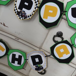 Monster Truck / Monster Jam Theme - Happy Birthday Banner ...