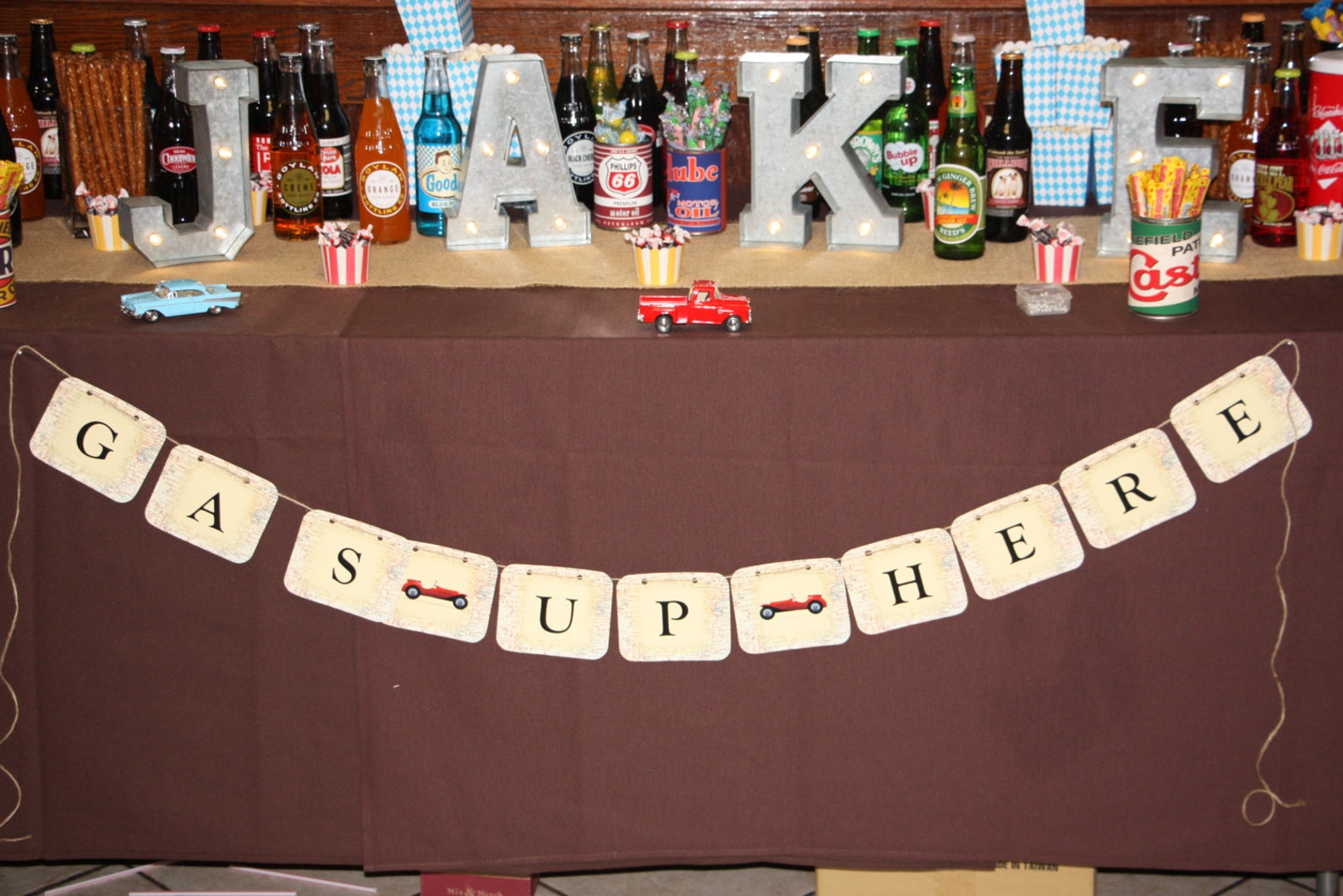 Vintage/ Antique Red Car Themed Banner 11-12 Letter - Etsy