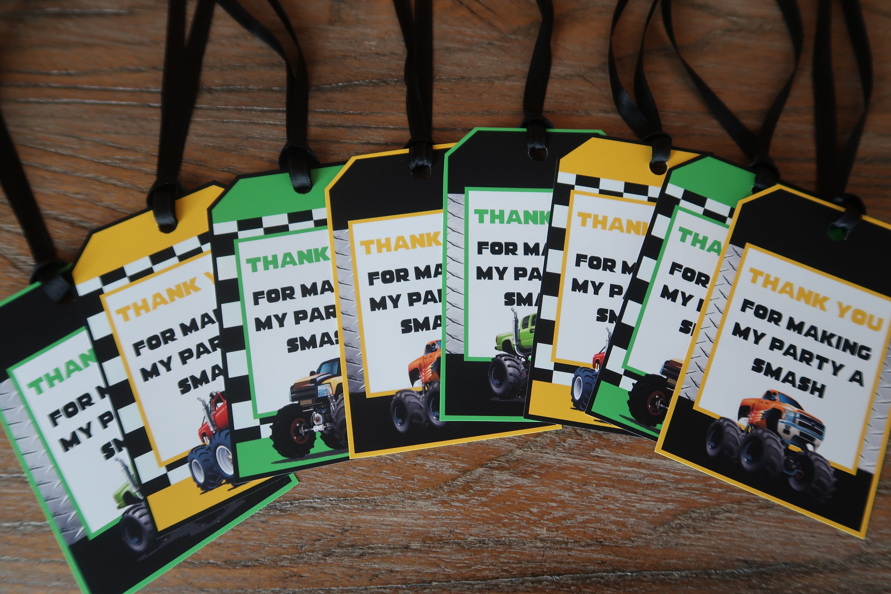 Monster Truck / Monster Jam Themed Party *** CUSTOMIZABLE *** Favor ...