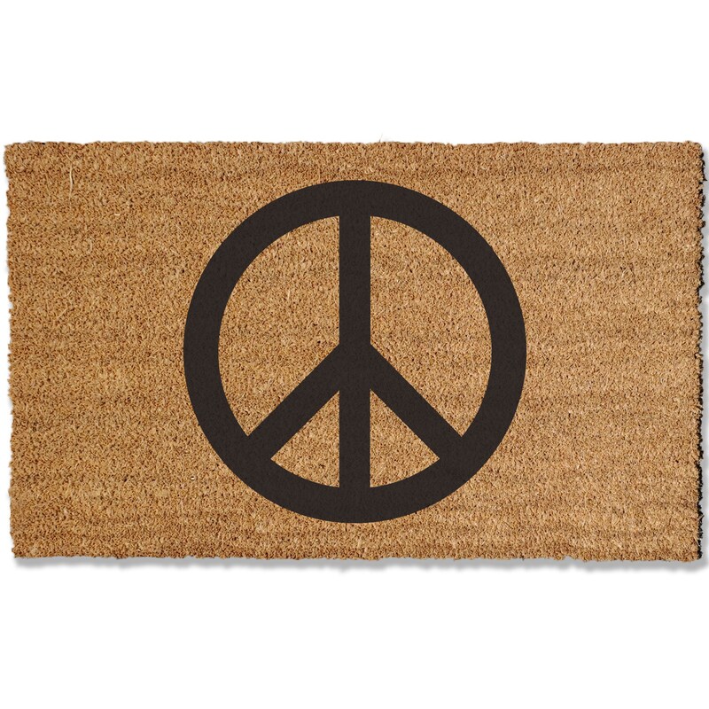 Peace Doormat - Etsy