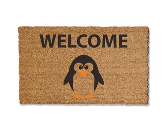 Penguin Welcome - Etsy