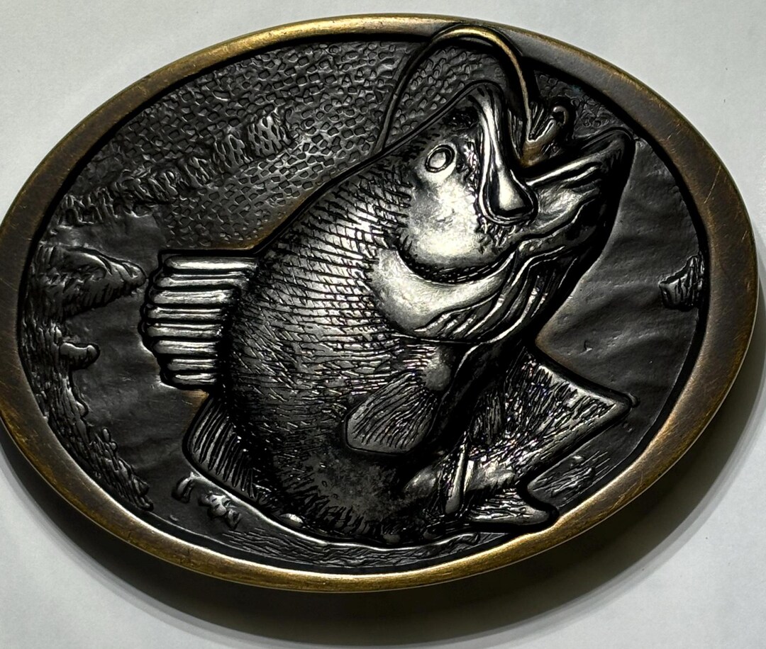 Vintage Bass Fish Buckle / Free Shipping - Etsy